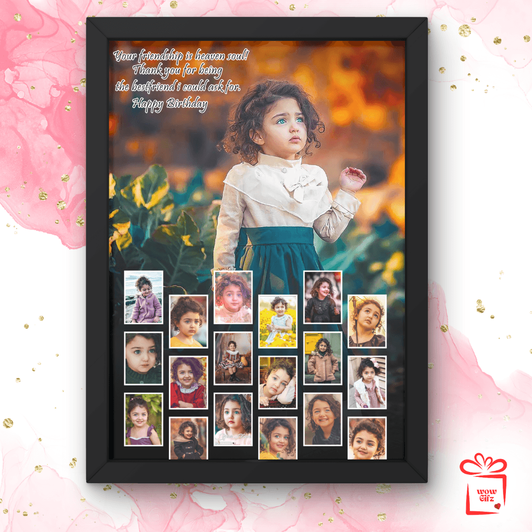 Custom Birthday/Wedding Photo Frame with Calendar - wowgifz